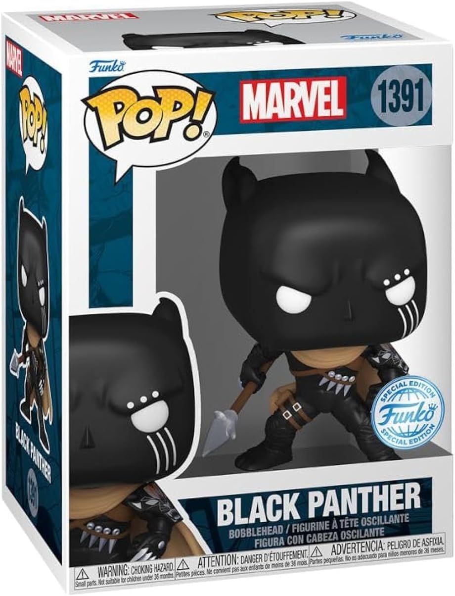 Funko Pop!: Marvel - Black Panther With Spear (Special Edition) (FN-PO